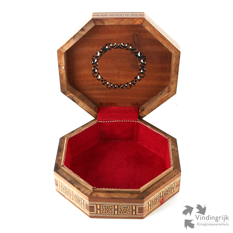 Houten Doos Achthoek | Parels Breda
