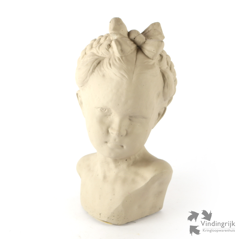 Borstbeeld Meisje met Strik | Parels Breda