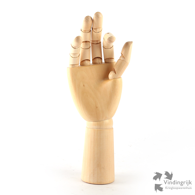 Houten Model Hand | Parels Breda