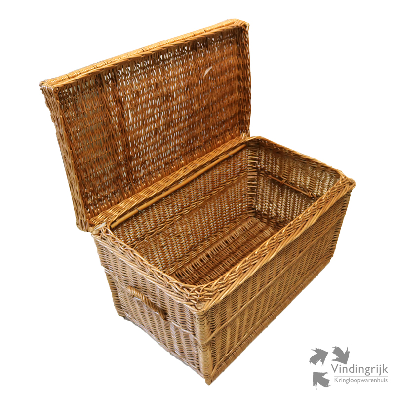 Vintage Rotan Mand | Parels Breda