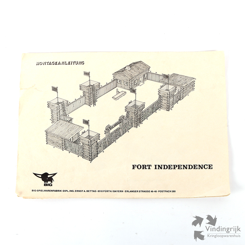 Vintage Fort Independence – Big Spielwarenfabrik Duitsland | Parels Breda