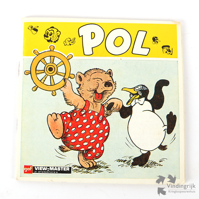 Vintage Schijfjes Viewmaster Beertje Pol | Parels Breda