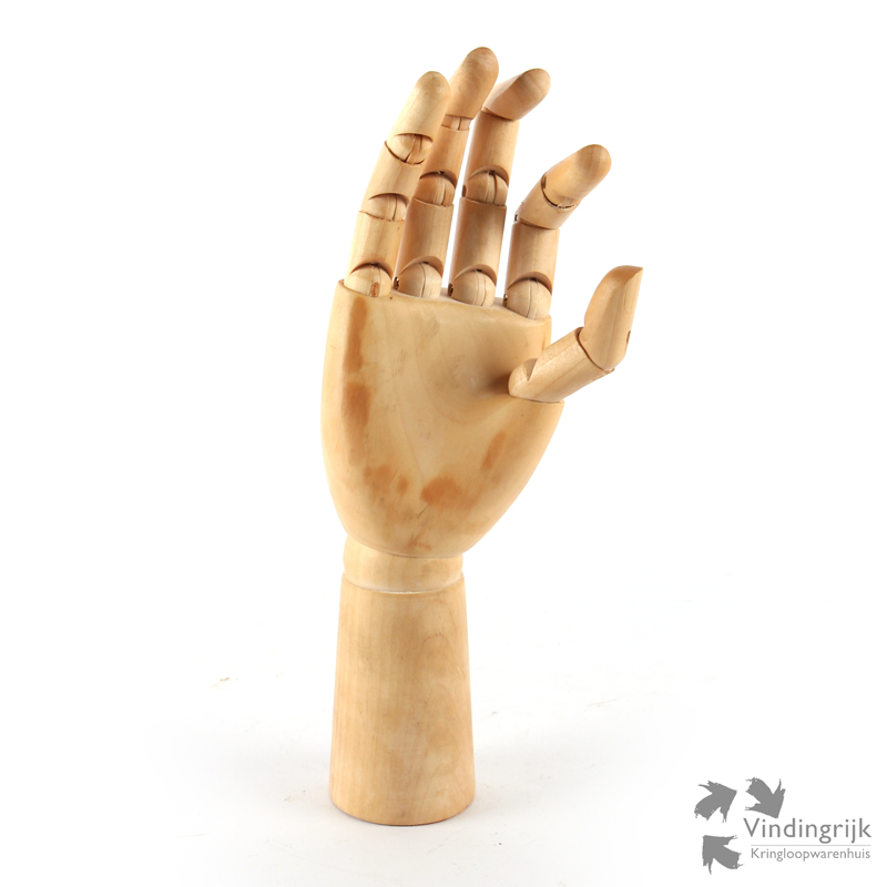 Houten Model Hand | Parels Breda