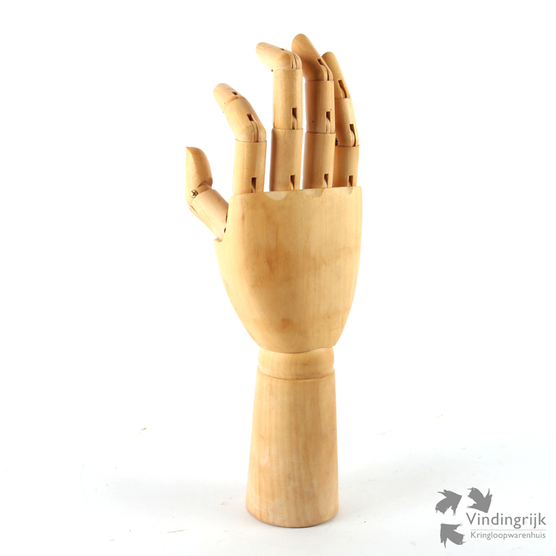 Houten Model Hand | Parels Breda