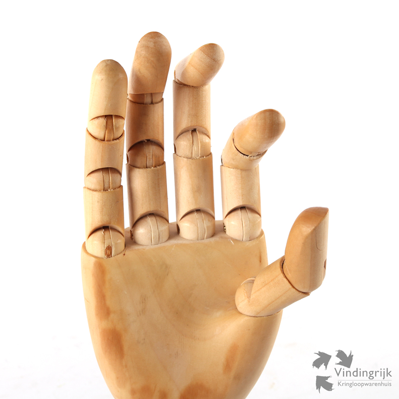 Houten Model Hand | Parels Breda