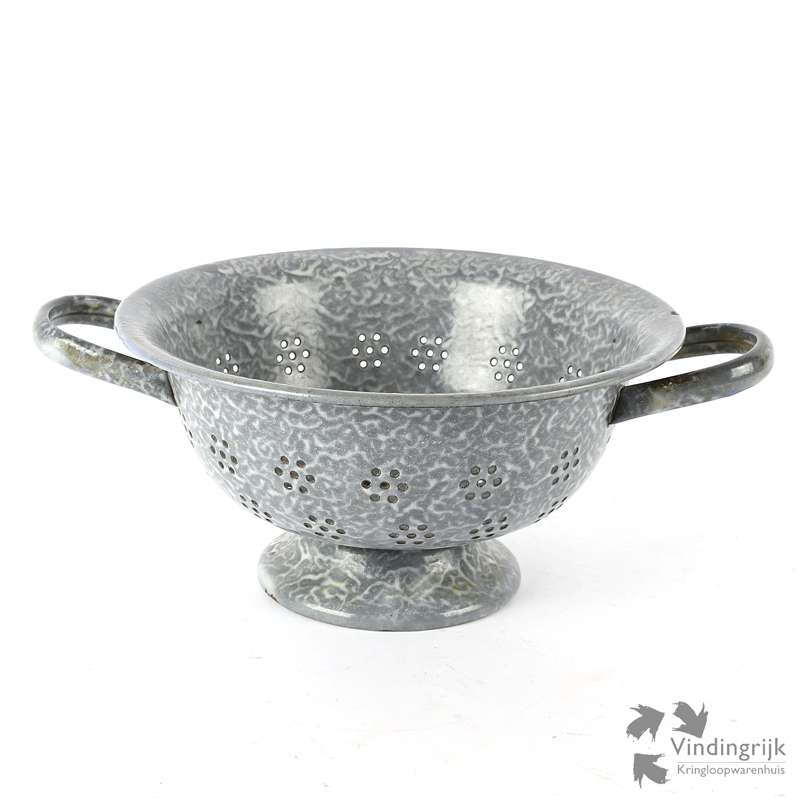 Vintage Vergiet Emaille | Parels Breda