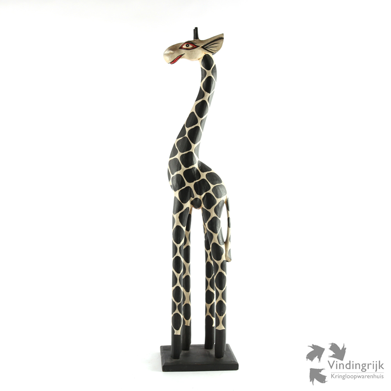 Houten Beeld Giraffe | Parels Breda