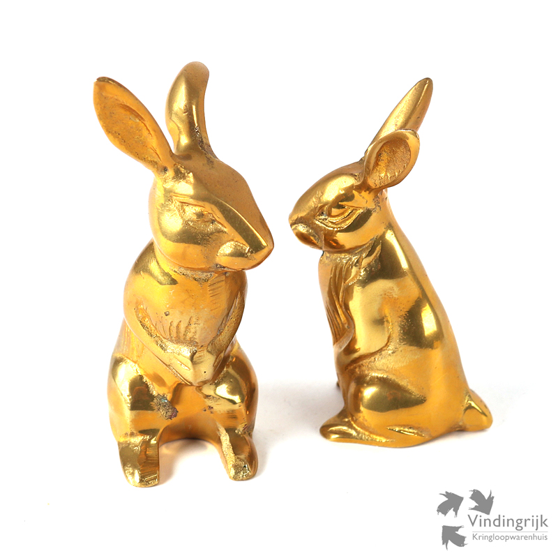 Paar Vintage Hazen Messing – Caravell Design | Parels Breda