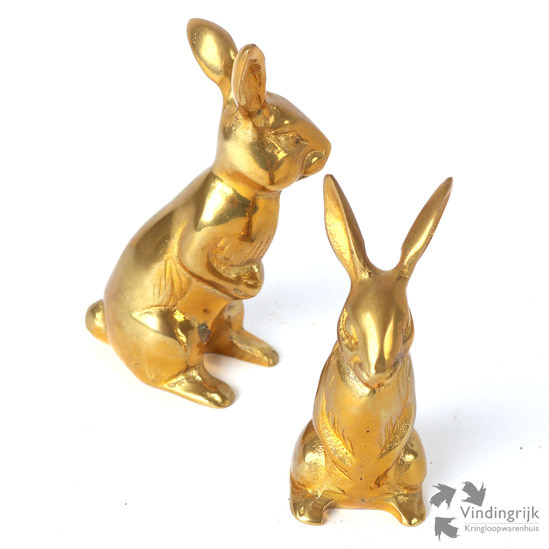 Paar Vintage Hazen Messing – Caravell Design | Parels Breda