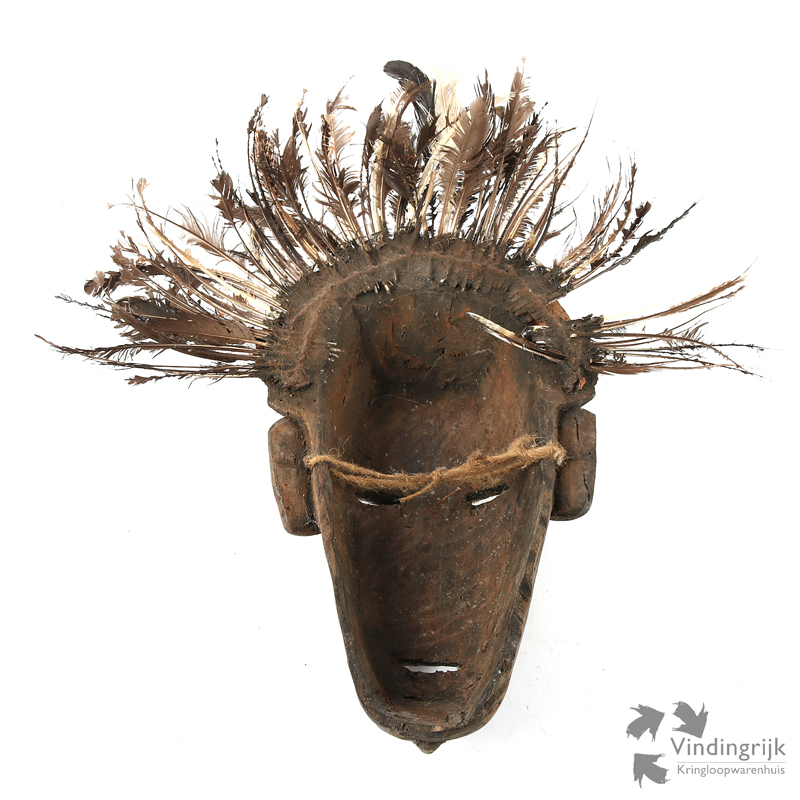 Authentiek Afrikaans Ritueel Masker | Parels Breda