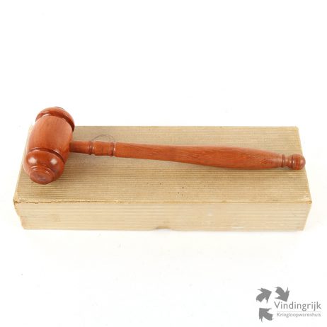 Houten Voorzittershamer | Parels Breda