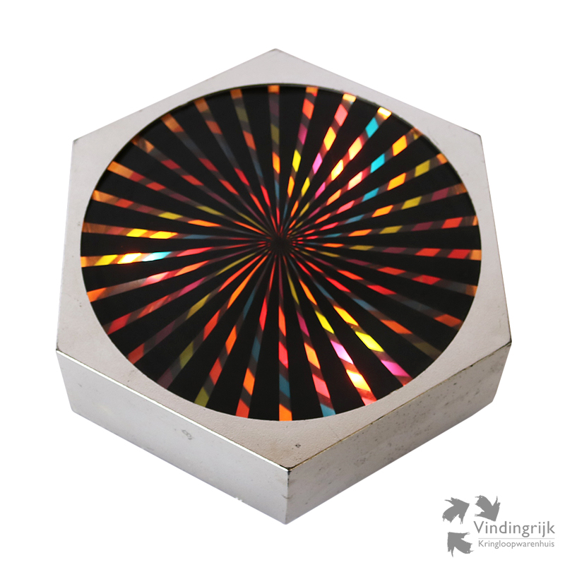 Lamp Draaiende Kleurenspiraal | Parels Breda
