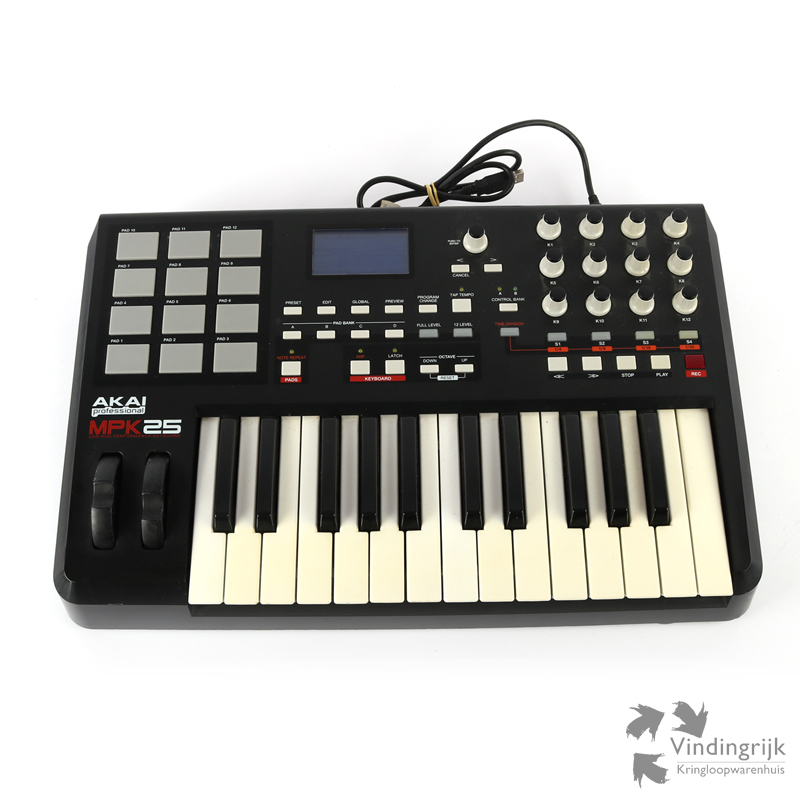 Akai MPK25 Midi Keyboard Controller | Parels Breda