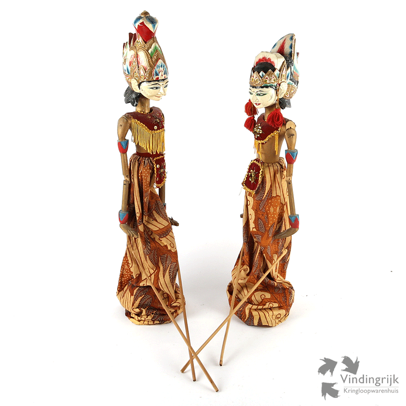 Set Authentieke Wajangpoppen | Parels Breda