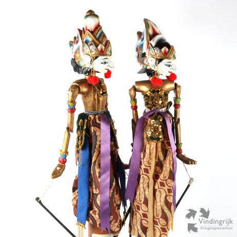 Set Authentieke Wajangpoppen | Parels Breda