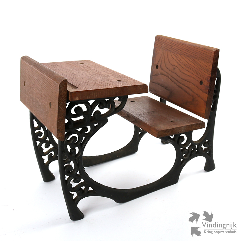 Schoolbank Miniatuur | Parels Breda