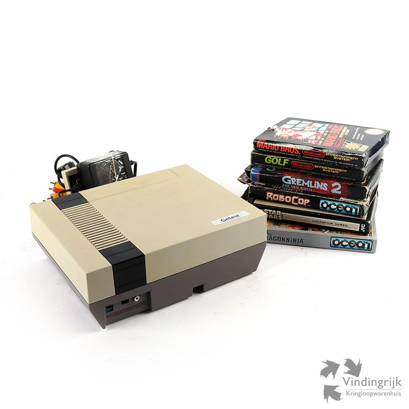 Nintendo Spelcomputer + 6 Spellen | Parels Breda