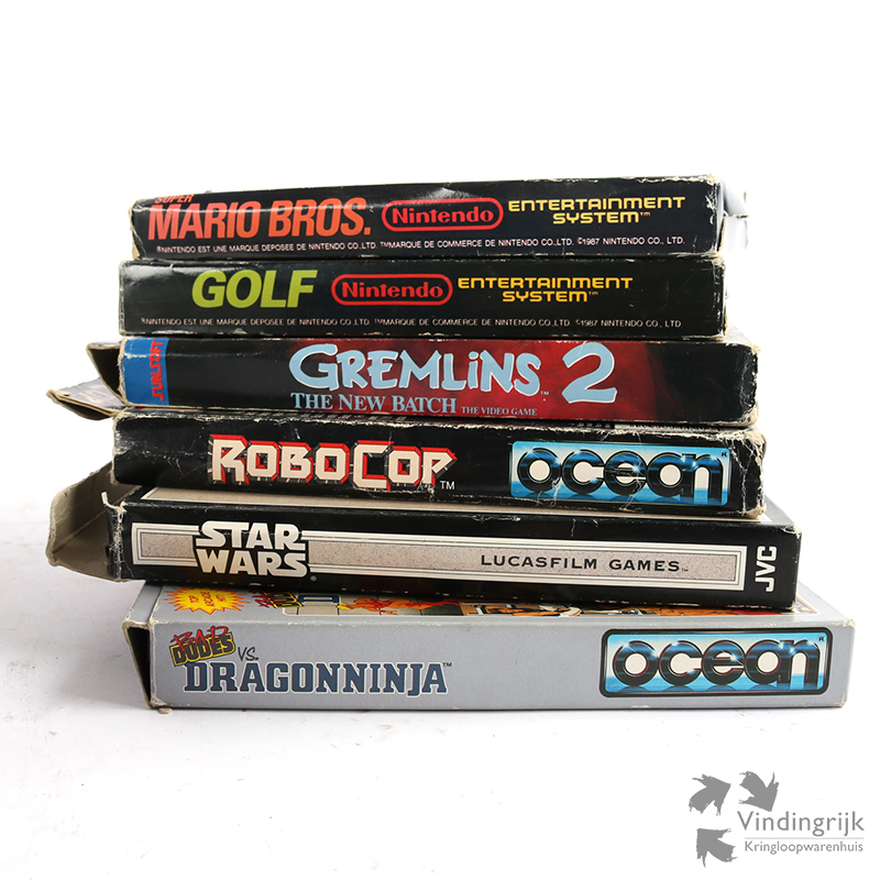 Nintendo Spelcomputer + 6 Spellen | Parels Breda