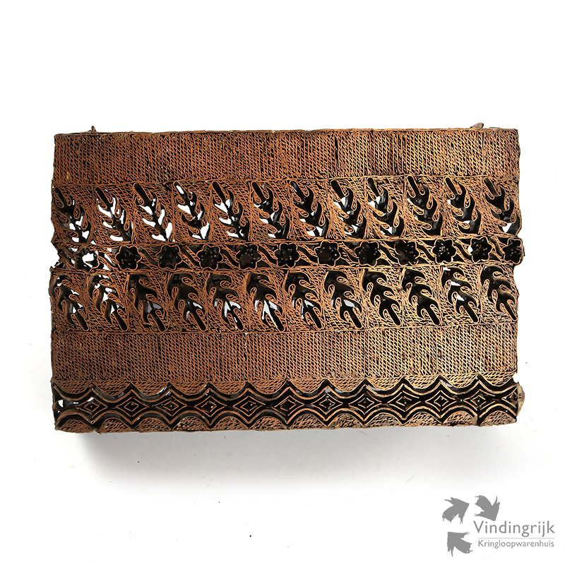 Vintage Batikstempel Metaal | Parels Breda