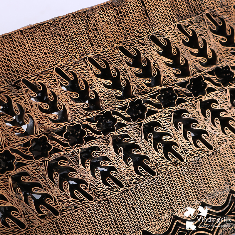 Vintage Batikstempel Metaal | Parels Breda