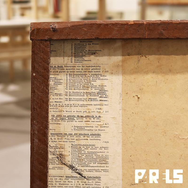 Vintage Schoolplaat op Hout – Romeinen in ons land | Parels Breda