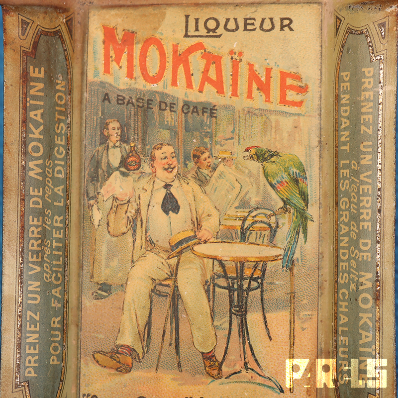 Liqueur Mokaïne Reclame Asbakje 1920 | Parels Breda