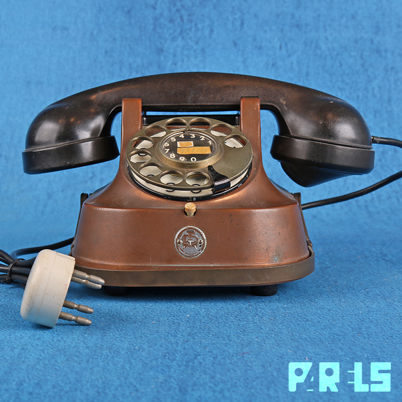 Vintage Koperen Telefoon | Parels Breda