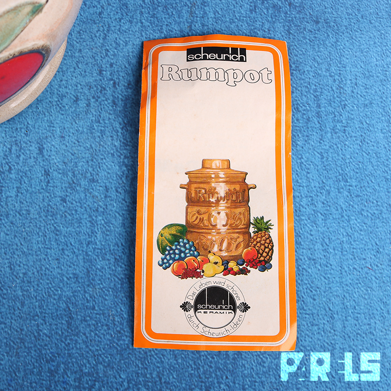 Vintage Rumtopf Scheurich West-Germany | Parels Breda