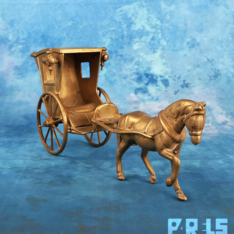 Koperen Paard met Koets | Parels Breda